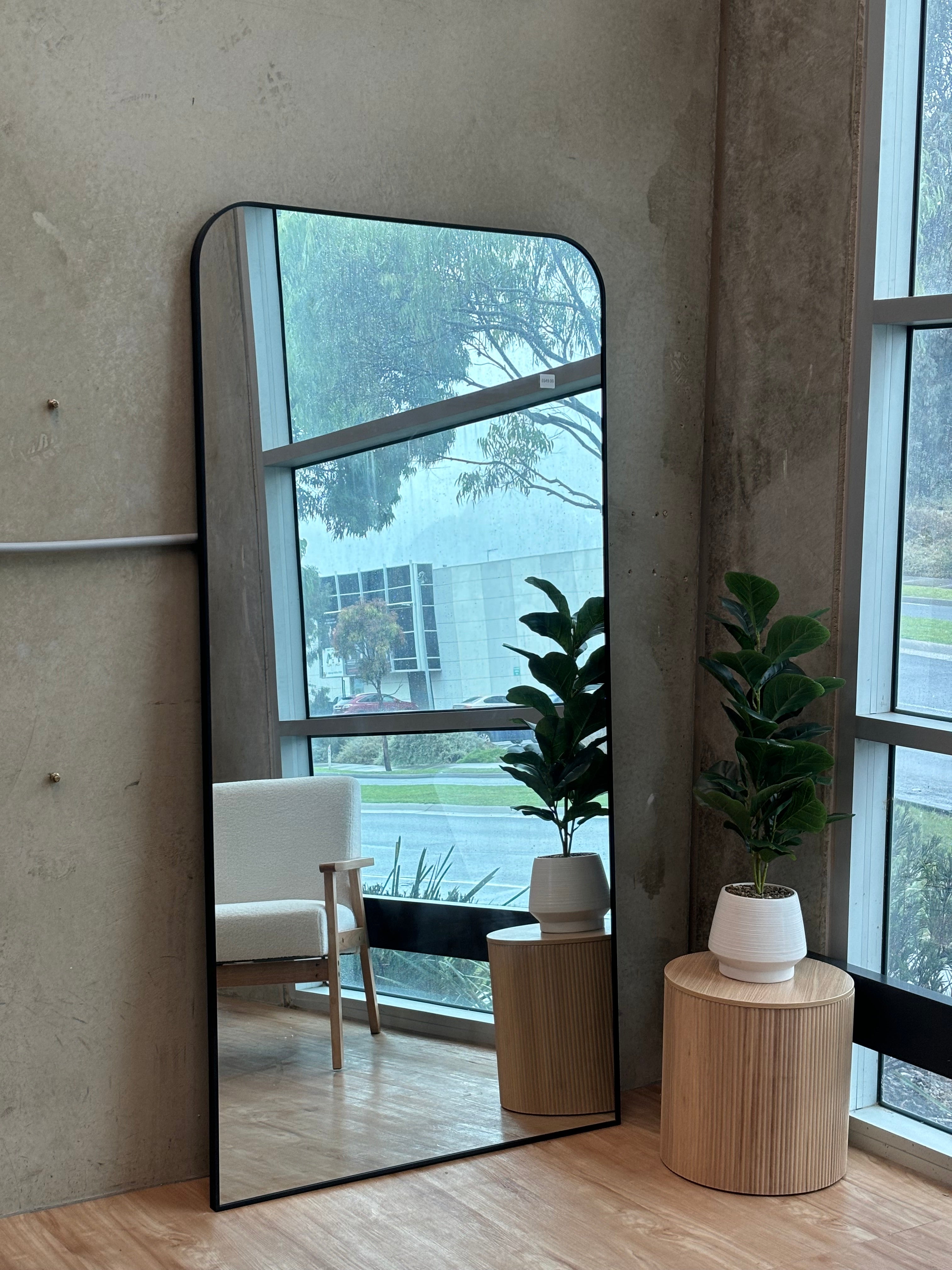 Wide Minimalist Mirror Sale Melbourne - Prism Mirrors