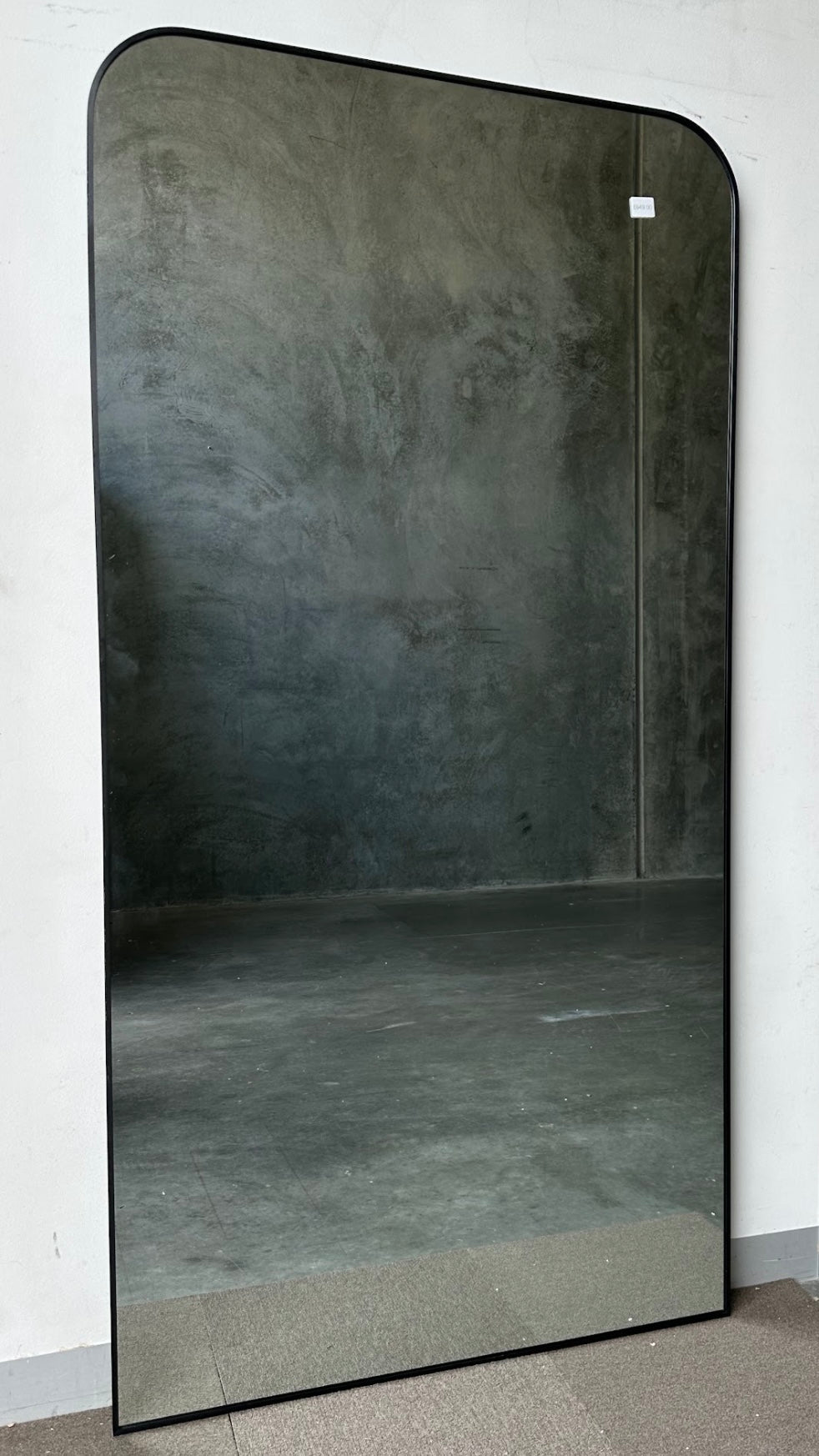 Half Curved Mirror - Black - 200cm x 100cm – Prism Mirrors